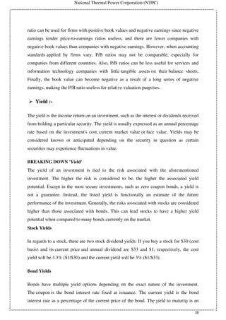 Project Report on Financial Analysis by Nirbhay Kumar, MBA - 3rd Sem ...