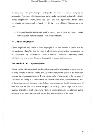 Project Report on Financial Analysis by Nirbhay Kumar, MBA - 3rd Sem ...