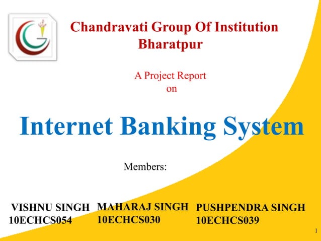 java Project report online banking system | PPT