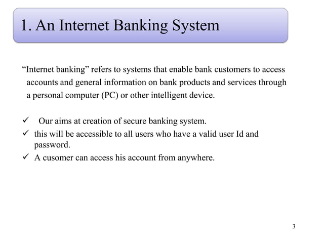 Java Project Report Online Banking System Ppt