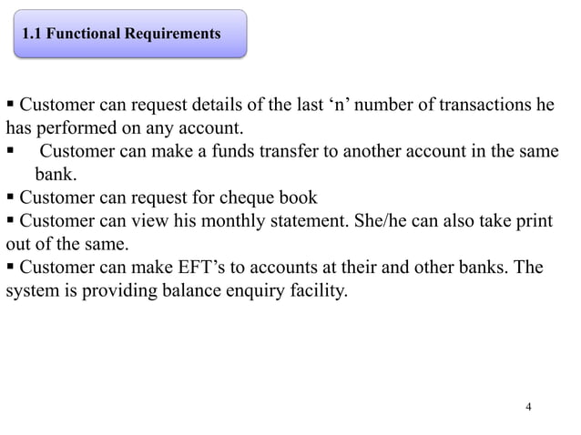 java Project report online banking system | PPT