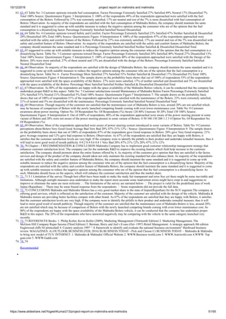 Project report on mahindra and mahindra (1) | PDF