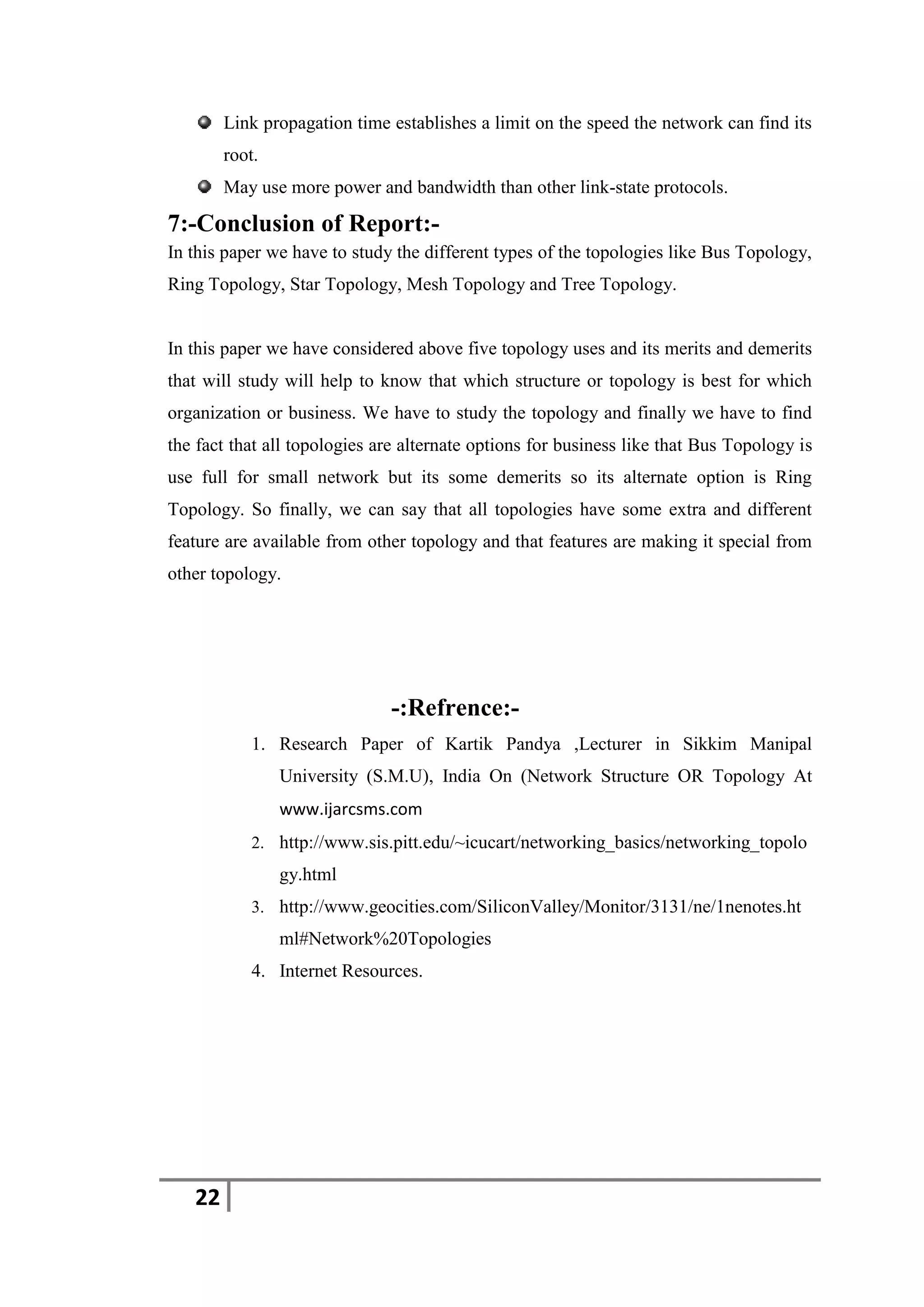 Project Report On Mesh Hybrid Topology Network Vision Pdf Computer Networking Computing