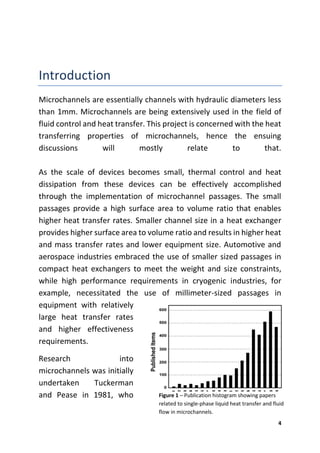 Preliminary report on flow boiling in microchannel | PDF