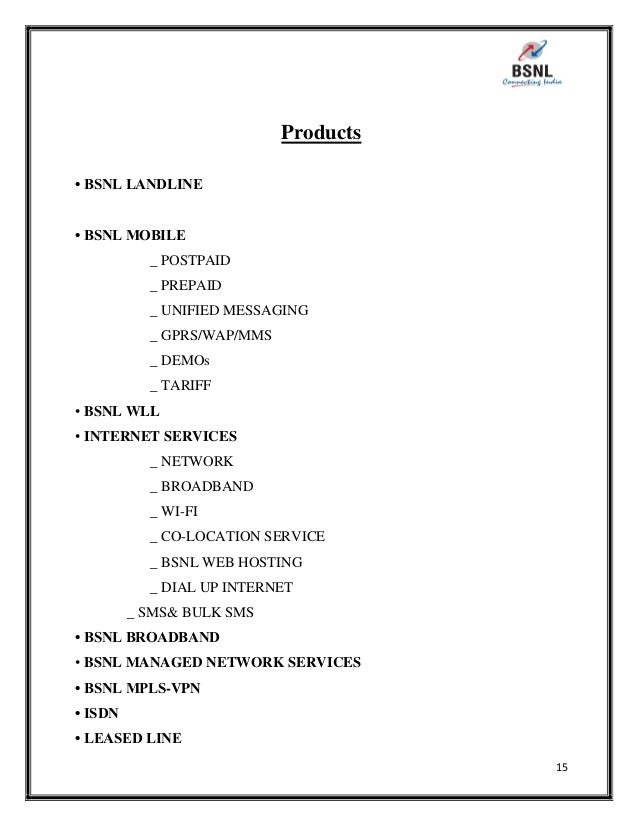 Project Report On Performance Appraisal Of BSNL project-report-on-performance-appraisal-of-bsnl