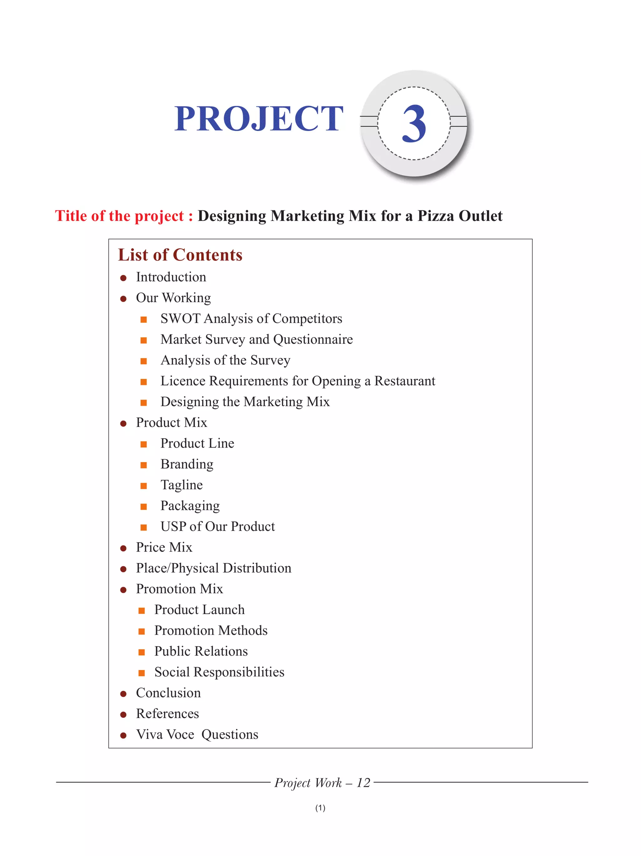 BUSINESS STUDIES PROJECT ON MARKETING MANAGEMENT | PDF