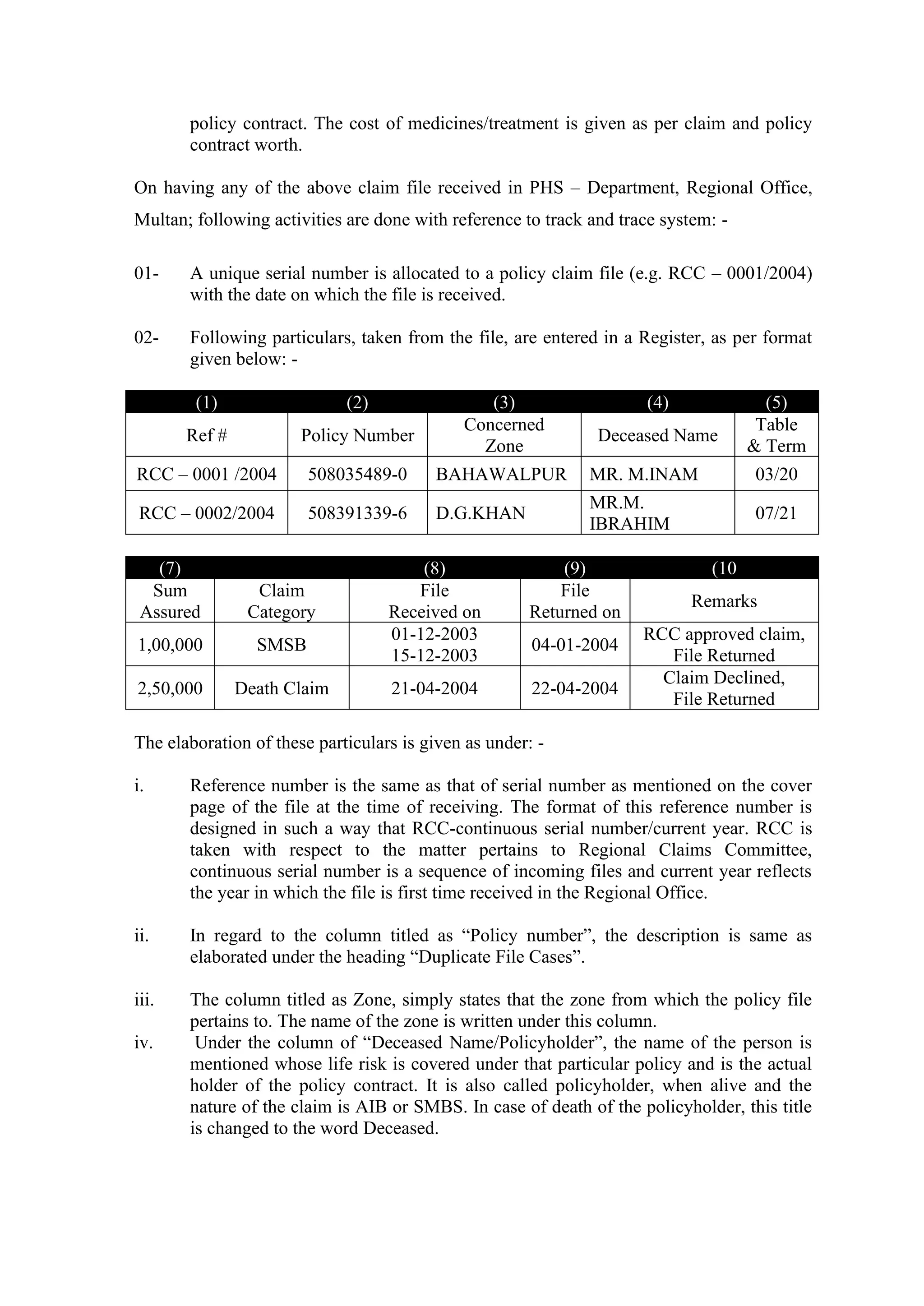 Project Report on Policy File Track and Trace System.pdf