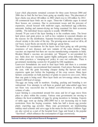 Project report on poultry farm layer | DOCX