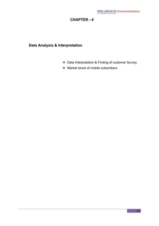 Project report on reliance | DOCX