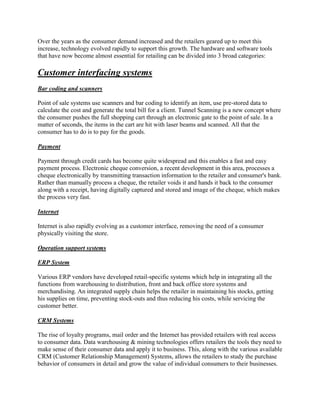 Project report on retail marketing in india | DOCX