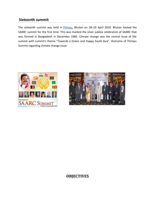 Project report on saarc | DOC
