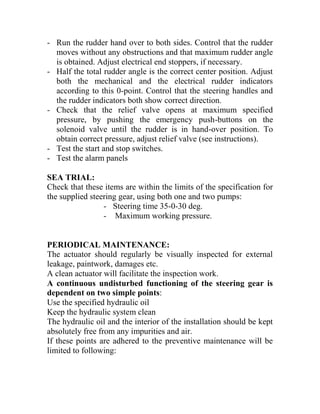Project report on ship rudder | PDF