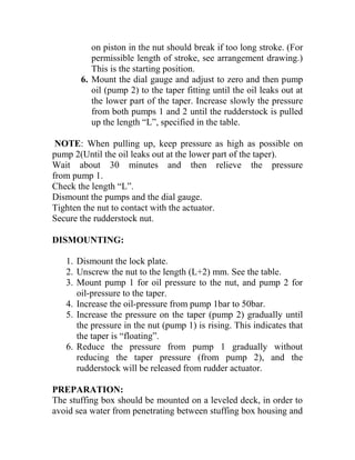 Project report on ship rudder | PDF