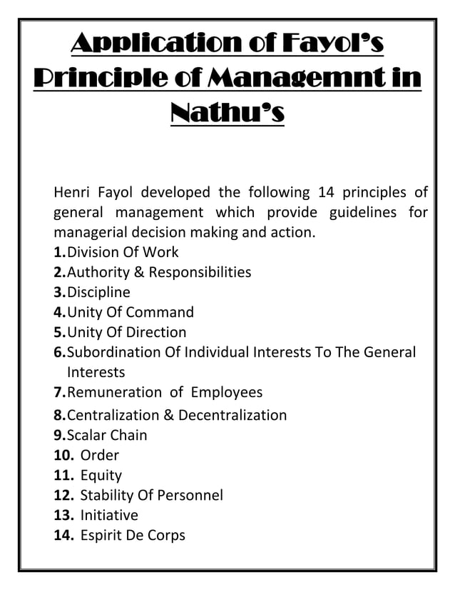 BUSINESS STUDIES PROJECT ON PRINCIPLES OF MANAGEMENT | PDF | Executive ...