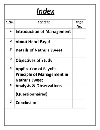 BUSINESS STUDIES PROJECT ON PRINCIPLES OF MANAGEMENT | PDF