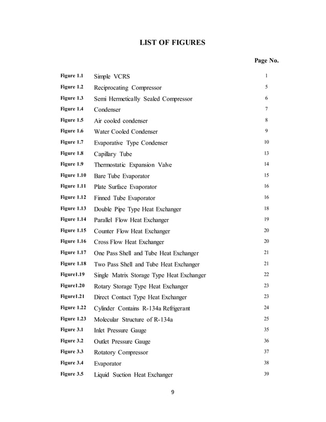 Project report on vcr system with liquid suction heat exchanger | DOCX
