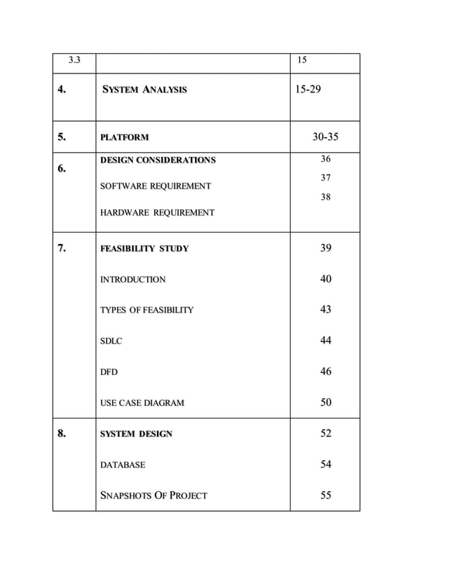 Project report on blogs | PDF