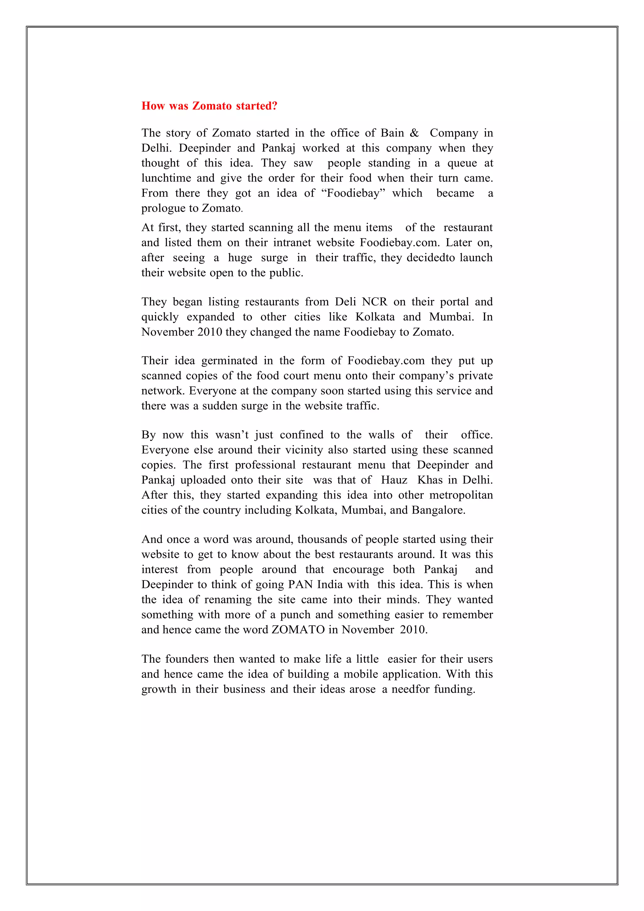 Project Report On ZOMATO of Mr. D.XALXO.pdf