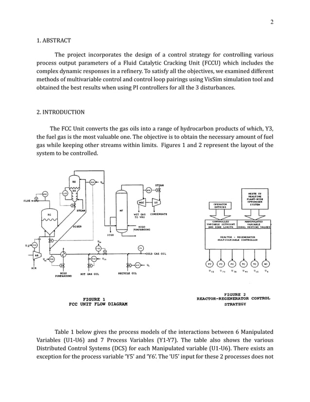 Project report plantwide process control | PDF | Business | Business ...