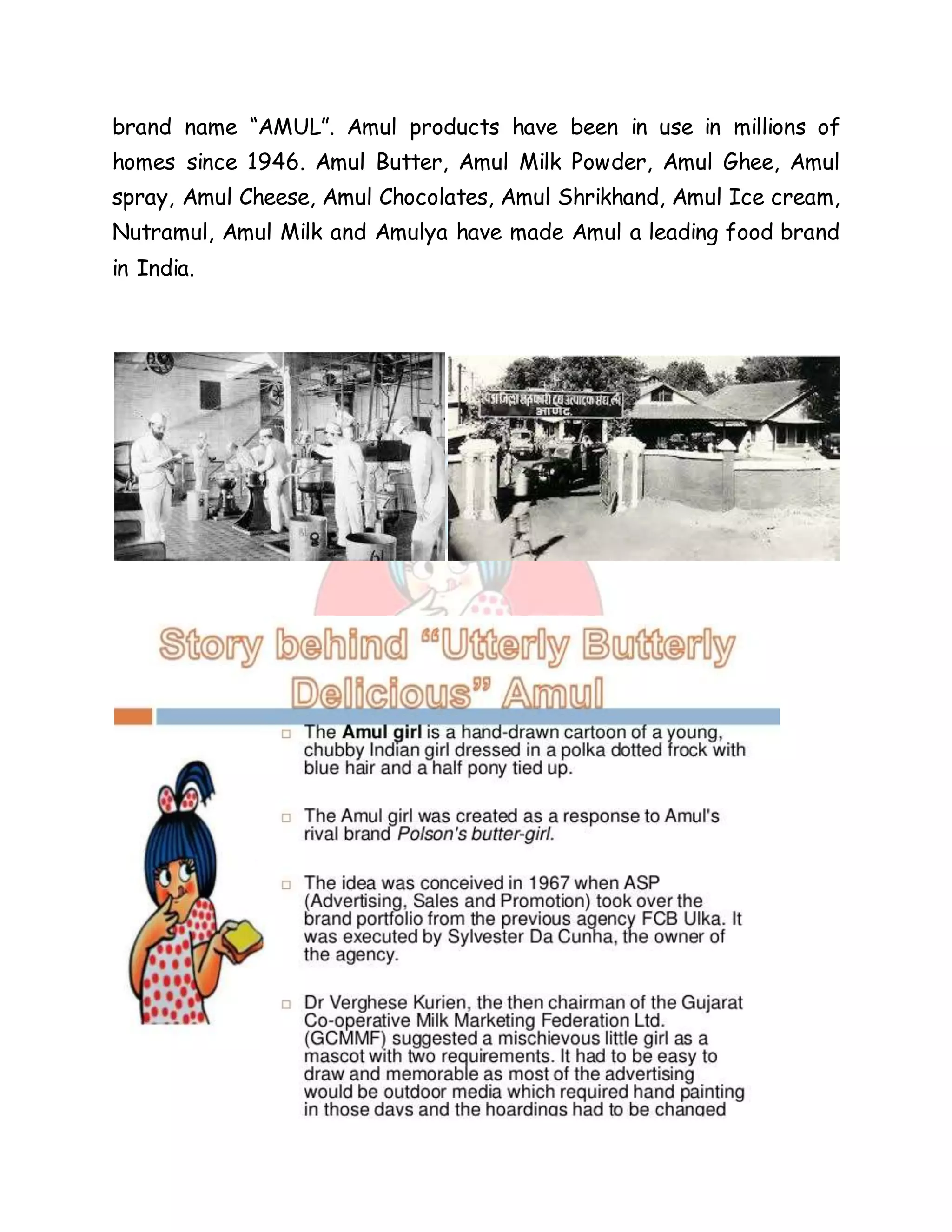 Amul Project report pppp | DOCX