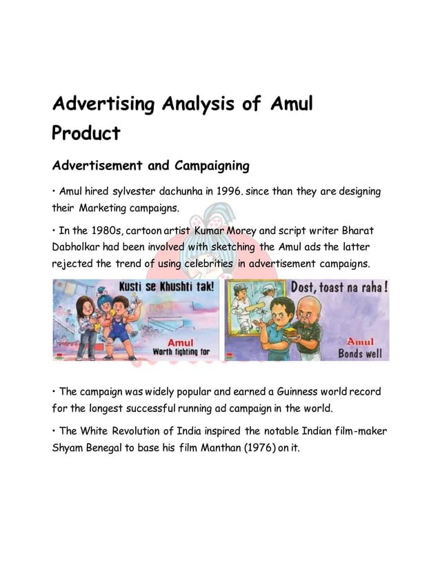 Amul Project report pppp | DOCX