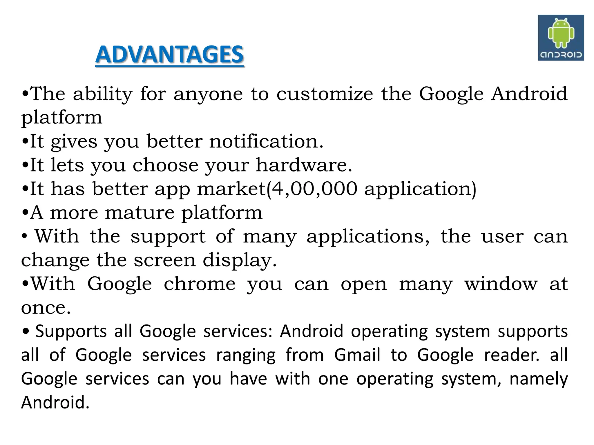 Android Development (Teacher Assistant) | PPTX