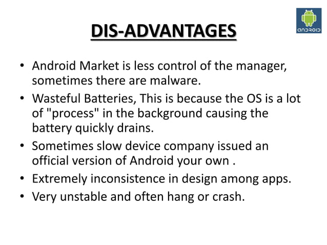 Android Development (Teacher Assistant) | PPTX