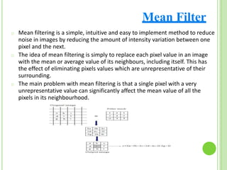 Image Filtering | PPTX | Photo Editing Software | Computer Software and ...