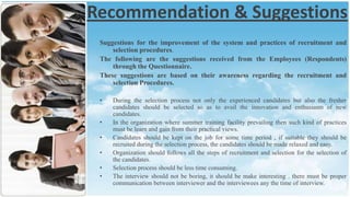 Presentation on Recruitment & Selection" | PPTX