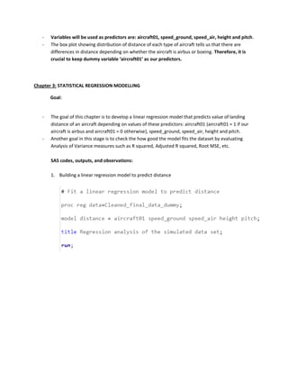 FAA Flight Landing Distance Forecasting and Analysis | PDF