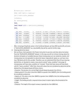 FAA Flight Landing Distance Forecasting and Analysis | PDF