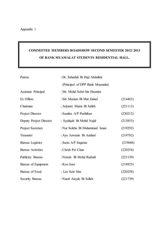 Contoh Laporan Program | PDF