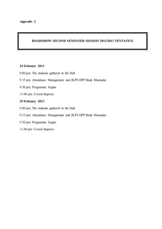 Contoh Laporan Program | DOCX