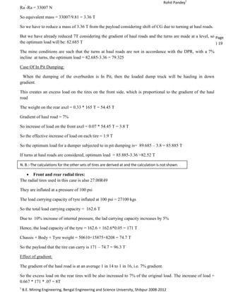 Optimization of Load Per Trip of a Rear Discharge Dumper | PDF