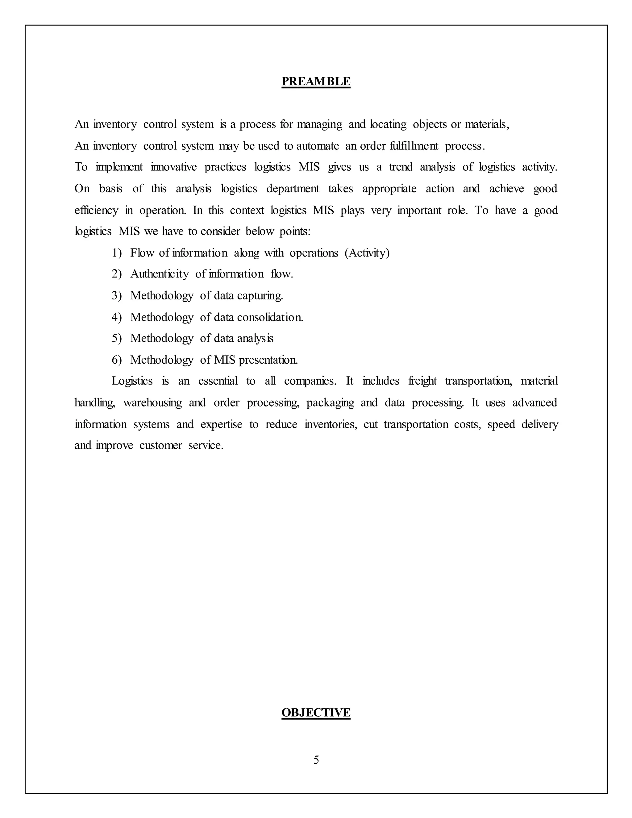 Project reports_Mahindra n Mahindra Supply chain managemnt | DOCX