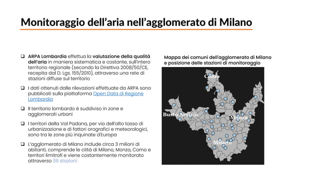 Milano Air Quality: Interactive Data Visualization | PPT