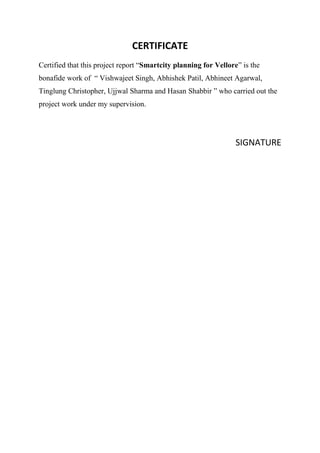 Project report smart city | PDF