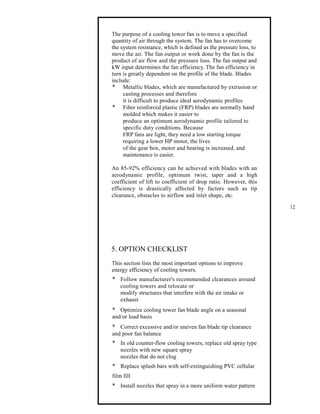Project report study of cooling tower | RTF