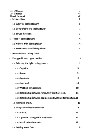Project report study of cooling tower | RTF