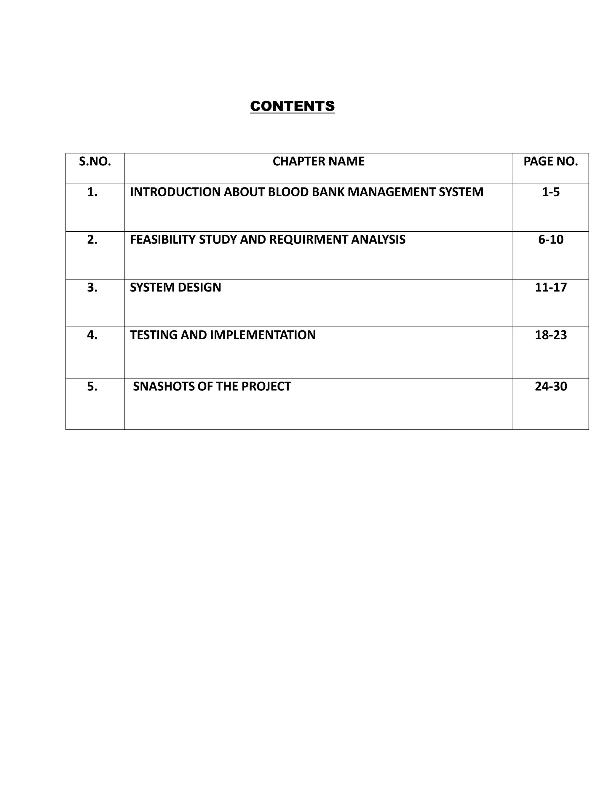 blood bank management system project report | PPTX