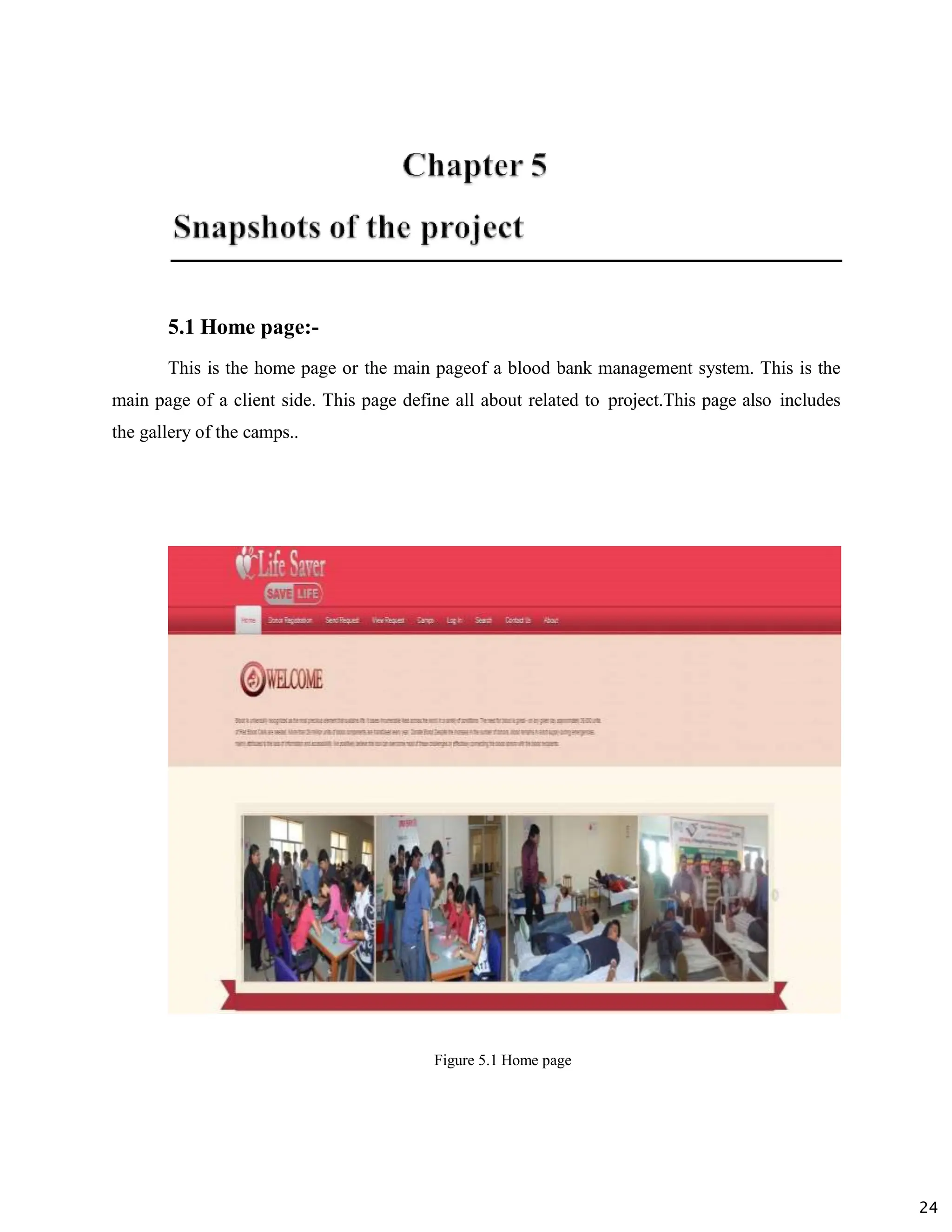 blood bank management system project report | PPTX