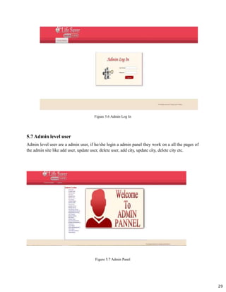 blood bank management system project report | PPTX