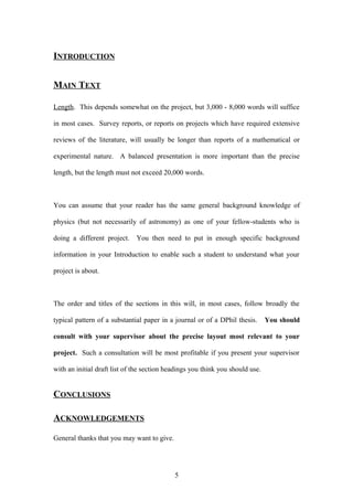 Project report template | PDF