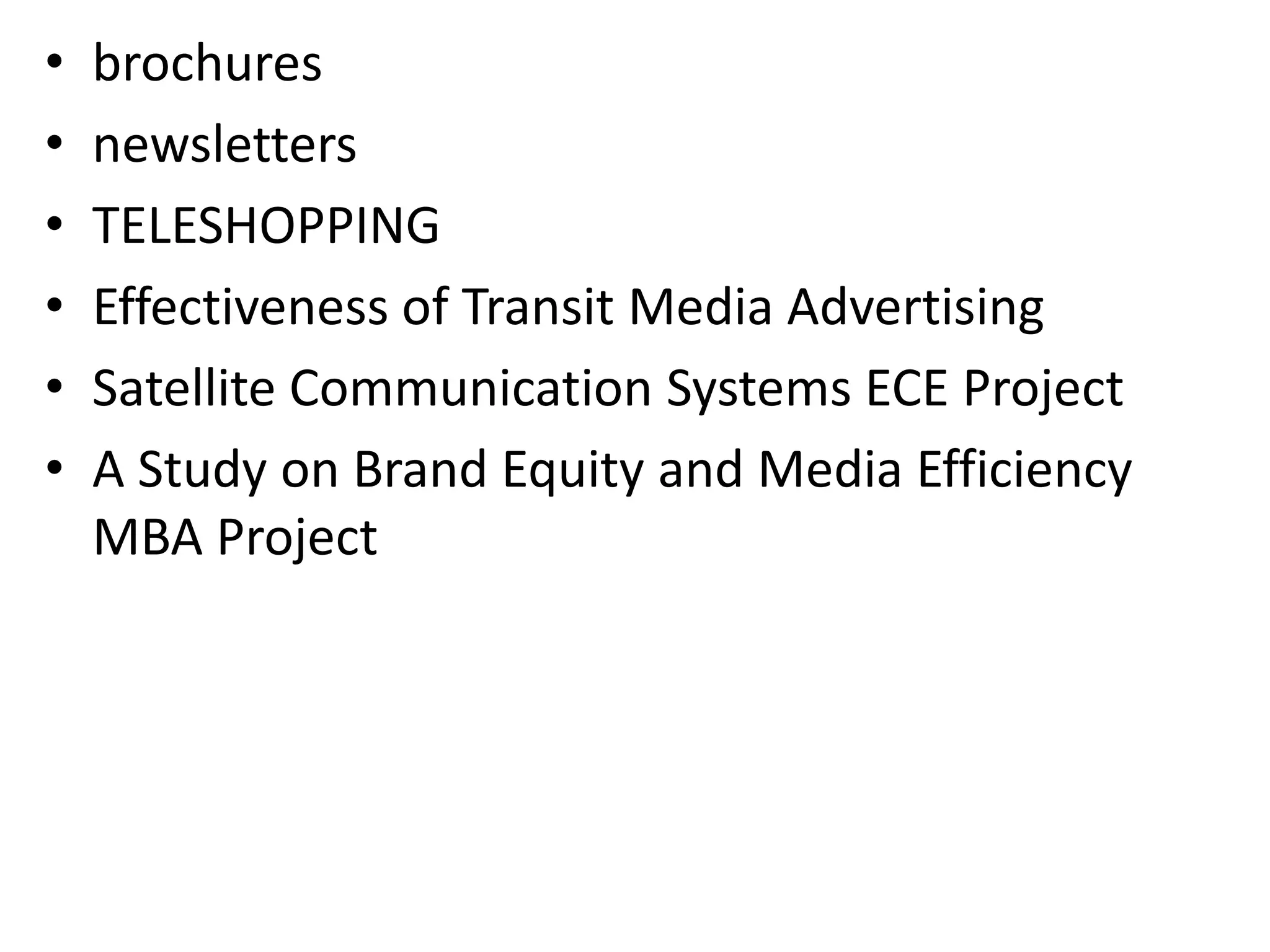 Project report titles for mba in media | PPTX | Management Consulting ...