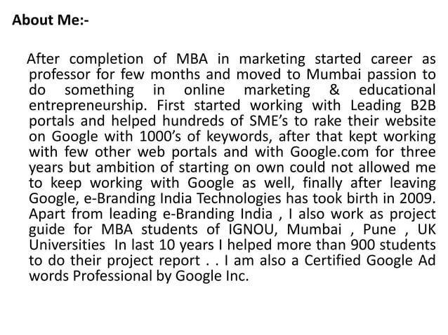 Project report titles for mba in production management | PPT