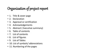 How to write a Project report effectively.pptx