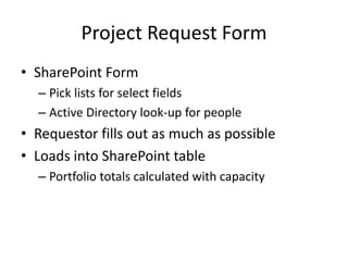 Project Request | PPTX