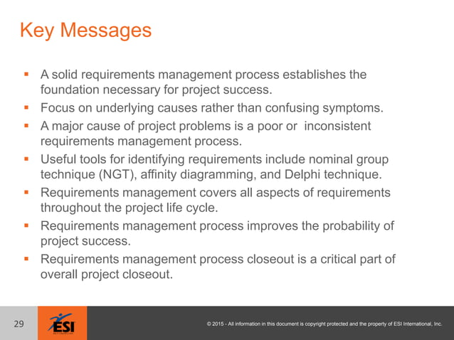 Project requirements presentation | PPTX