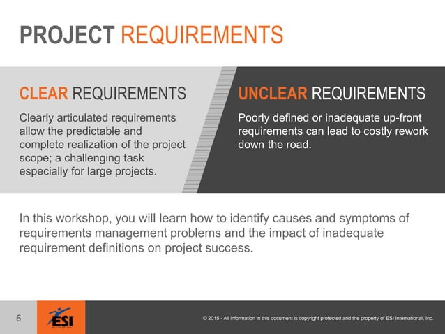 Project requirements presentation | PPTX