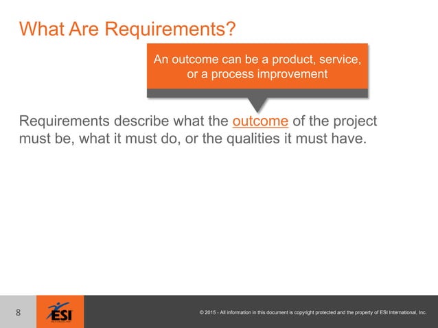 Project requirements presentation | PPTX